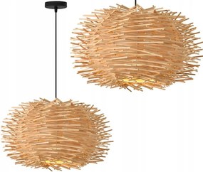 Závěsná lampa Toolight APP1486-1CP Natural 1 světelné body E27
