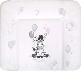 Přebalovací podložka měkká New Baby Zebra bílá 85x70