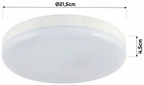 BERGE LED stropní svítidlo s pohybovým senzorem 15W - IP40 - neutrální barva