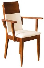 Drewmax Jídelní židle KT370 masiv dub buk přírodní Atos 111