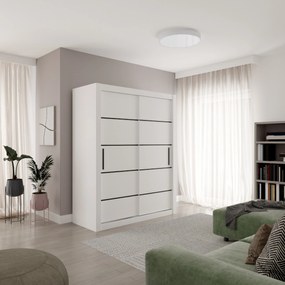 ADRK Furniture Posuvná skříň MORELL 160 SW-MLL-160-W