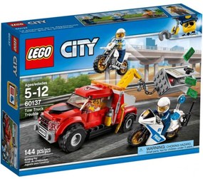 Stavebnice lego city 60137 trable odtahového vozu