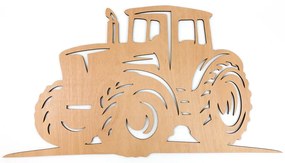 Dřevěná  dekorace Traktor (62 x 33,5 cm) - Kvalitní samolepky.cz