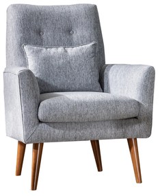 Atelier del Sofa Křeslo Zeni Berjer - Grey, Šedá