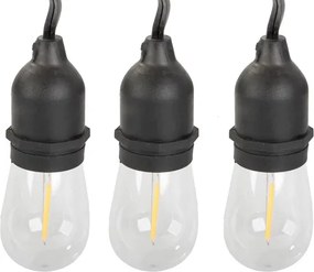 LED světelná zahradní girlanda LUCENT, 15 m