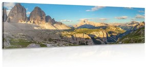 Obraz nádherný výhled z hor - 120x40 cm