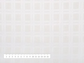 Biante Dekorační povlak na polštář BM-002 Káro na režném 50 x 50 cm