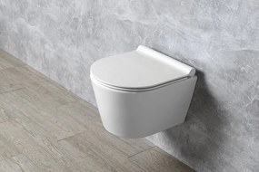 GSI, KUBE X, NORM WC sedátko Soft Close SLIM, duroplast, bílá, MS76SN11