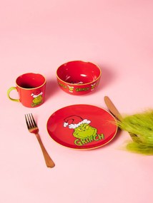Sinsay - Sada: hrnek, miska a talíř Grinch - vícebarevná