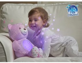Chicco - Projektor s melodií BABY BEAR 3xAAA růžová