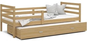 DOBRESNY Dětská postel s přistýlkou JACEK P2 200x90 cm BOROVICE