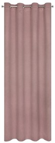 ZATEMŇOVACÍ ZÁVES NA KROUŽCÍCH AMARO 140X200 CM TMAVĚŘŮŽOVÁ