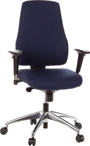 XXXLutz OTOČNÁ ŽIDLE, plochá tkanina, tmavě modrá MID.YOU - Online Only kancelářské židle - 001918007202