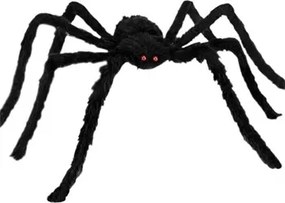 Dekorace Halloween obří pavouk 90 cm černá Malatec 21832