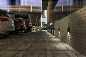 Přisazené orientační LED svítidlo 230V Panlux LEON SQUARE tmavě šedá PN42100023