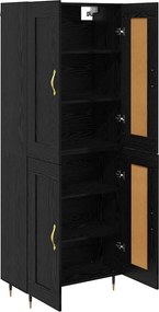 Vysoký bufet Černý dub 69,5 x 34 x 90 cm Kompozitní dřevo 3402757