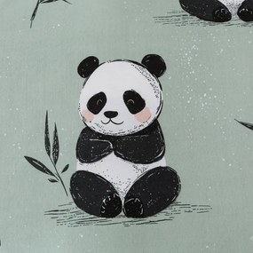 Povlečení z mikrovlákna PANDA RELAX mentolové Rozměr povlečení: 70 x 90 cm | 140 x 220 cm