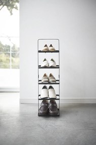 Yamazaki,  Přenosný stojan na boty Tower 2479 Shoe Rack | vysoký / černý