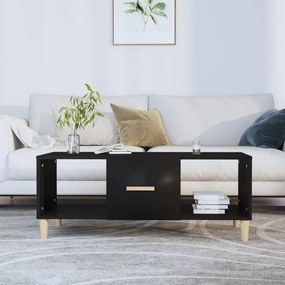 vidaXL Konferenční stolek 102 x 50 x 40 cm kompozitní dřevo [812690] Barva: Černá