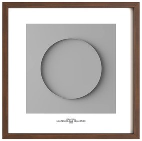 Idealform Poster no. 2 Circle shadow Barva: Silver grey, S textem: S textem