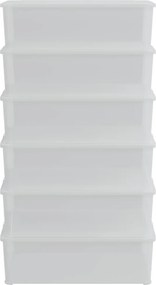Plastové úložné boxy 6 ks 25 l stohovatelné 3189188