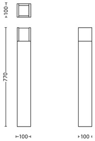 Philips 16463/93/P3 - LED Venkovní lampa MYGARDEN ARBOUR LED/6W/230V IP44