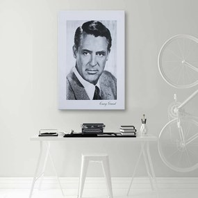 Obraz na plátně Portrét herce Caryho Granta - 60x90 cm