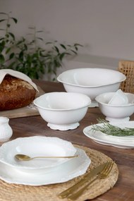 Porcelánová mísa s krajkou Provence lace – Ø 25 cm / 1,5L