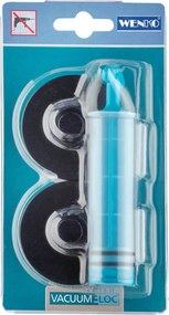 WENKO Lepicí sada černá pro Classic Plus BEZ VRTÁNÍ VacuumLoc černá 3x6x6 cm
