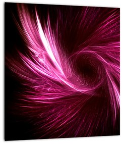 Obraz - růžová abstrakce (30x30 cm)
