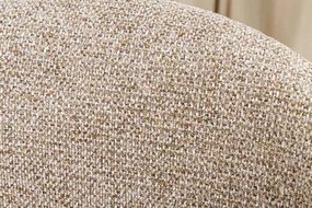 Designová otočná židle Yenibeth taupe / hnědá