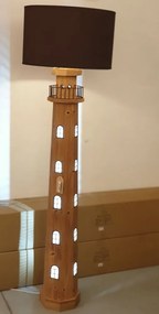 Dřevěná stojací základna k lampě Maják - Ø23*140 cm