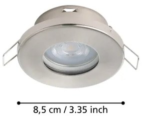 Eglo 901761 - SADA 3xLED Koupelnové svítidlo FAVAZZINA 1xGU10/4W/230V IP44 chrom
