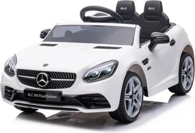 LEAN CARS Elektrické autíčko Mercedes SLC 300 LED MP3 bílé