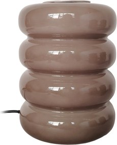 Taupe skleněná LED stolní lampa (výška 16,5 cm) Aro – Leitmotiv