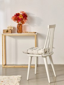 Sinsay - Prošívaný podsedák na židli s tkaničkami - šedá