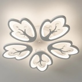 Brilagi - LED Stmívatelný přisazený lustr TWIST LED/80W/230V 3000-6500K bílá +DO