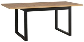 Jídelní stůl IKON 3 + doprava zdarma deska stolu sonoma, nohy stolu / podstava černá