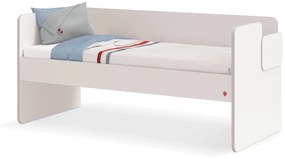 Čilek Zvýšená postel 90x200 cm se žebříkem White Studio