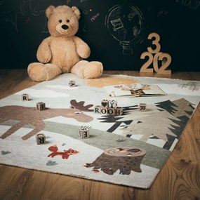 Obsession, Kusový koberec My Greta 627 Moose, 115x170, vícebarevná, dětský pokoj