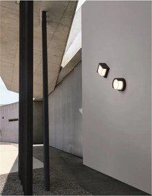 NV 9026002 Venkovní nástěnné svítidlo MAX tmavě šedý ABS čirý a bílý akryl LED 12W 3000K 200-240V 120st. IP65 - NOVA LUCE