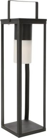 Černá solární/na USB LED lucerna (výška 75 cm) Solar – Bizzotto