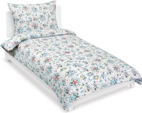 Povlečení krepové Modrá,Žlutá,Červená 80/882 - 140x220, 70x90 cm