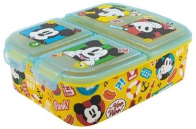 Stor Svačinový box Mickey, 19,5 x 16,5 x 6,7 cm