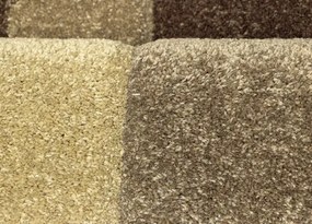 Koberce Breno Kusový koberec PORTLAND 3064/AY3J, Hnědá, Vícebarevné, 133 x 190 cm
