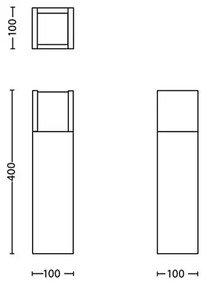 Philips - LED Venkovní lampa ARBOUR LED/3,8W/230V 40 cm IP44
