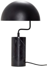 OnaDnes -20% Černá kovová stolní lampa Hübsch Poise 48 cm