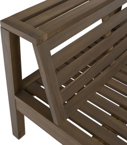 Zahradní set, akáciové dřevo, hnědá/tmavě šedá, PARAG