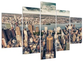 Panoramatický obraz na velkoměsto (150x105 cm)