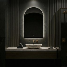 Tutumi Zrcadlo 90x60 cm s regulovatelným LED osvětlením HOM-01520